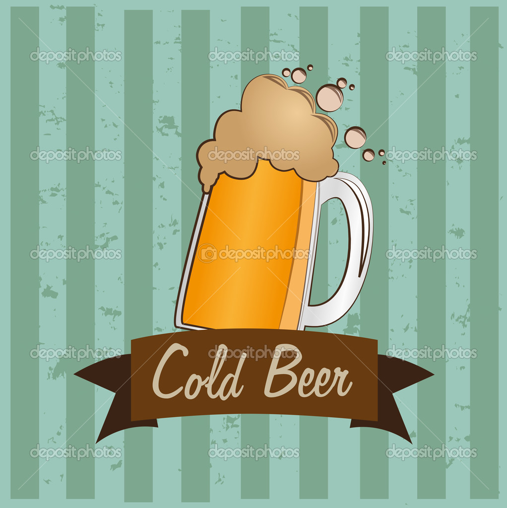 Cold beer Stock Illustration by ©yupiramos #32857465