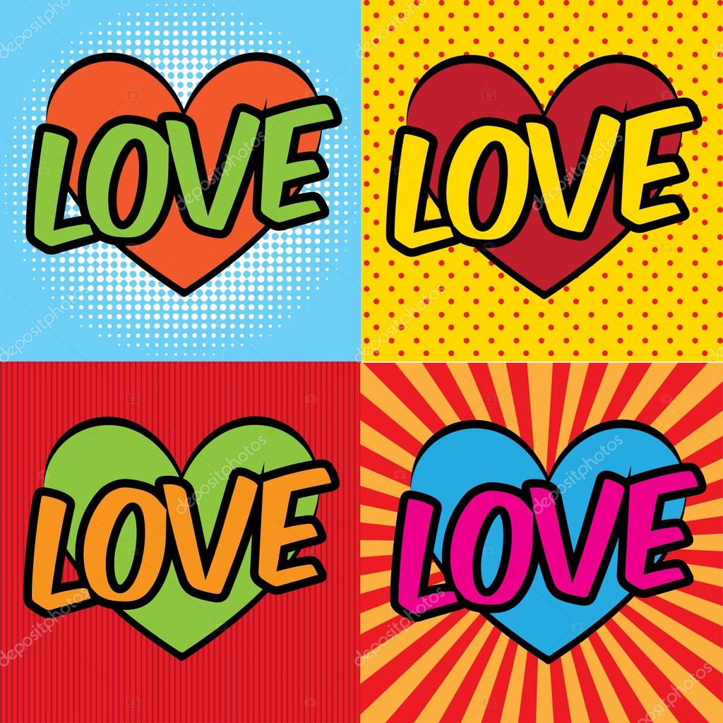 Arte pop — Archivo Imágenes Vectoriales © yupiramos #35086511