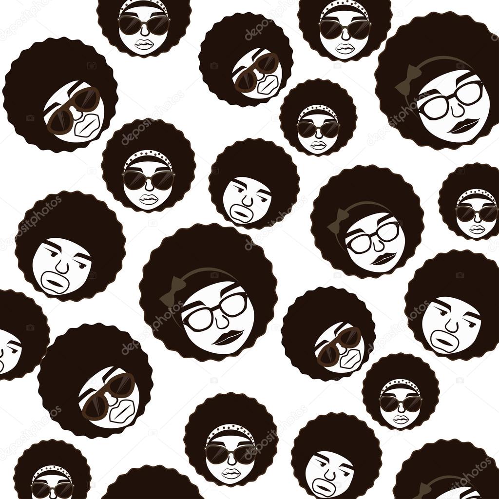 Afro style design Stock Vector by ©yupiramos 35297733