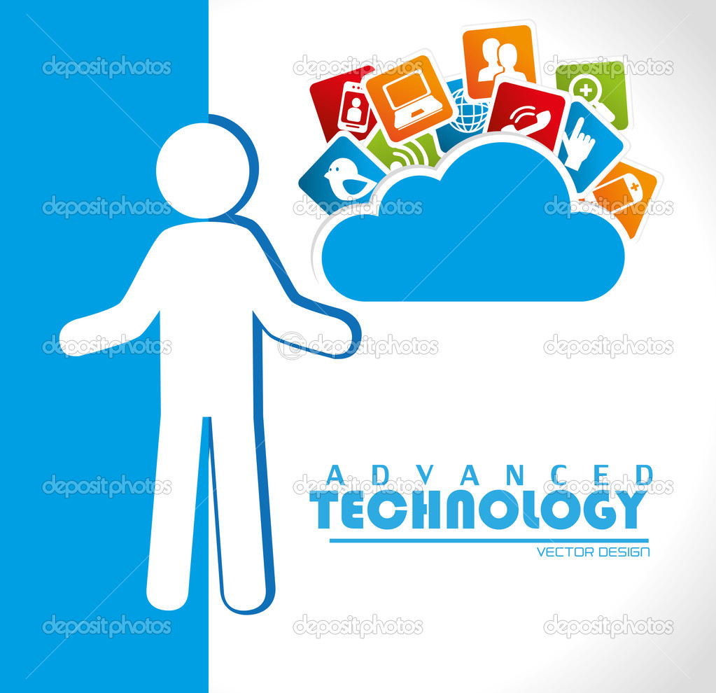 Advanced technology Stock Vector Image by ©yupiramos #35698745