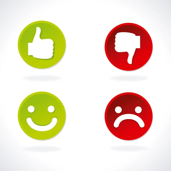 Good bad icons Vector Art Stock Images | Depositphotos