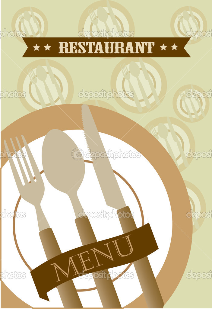 Menu label Stock Vector Image by ©yupiramos #36605551