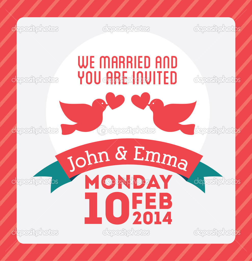 Wedding design Stock Vector by ©yupiramos 37204099