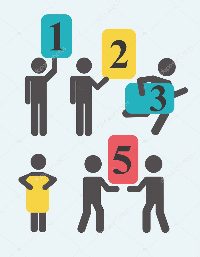 Numbers design Stock Vector Image by ©yupiramos #37719241
