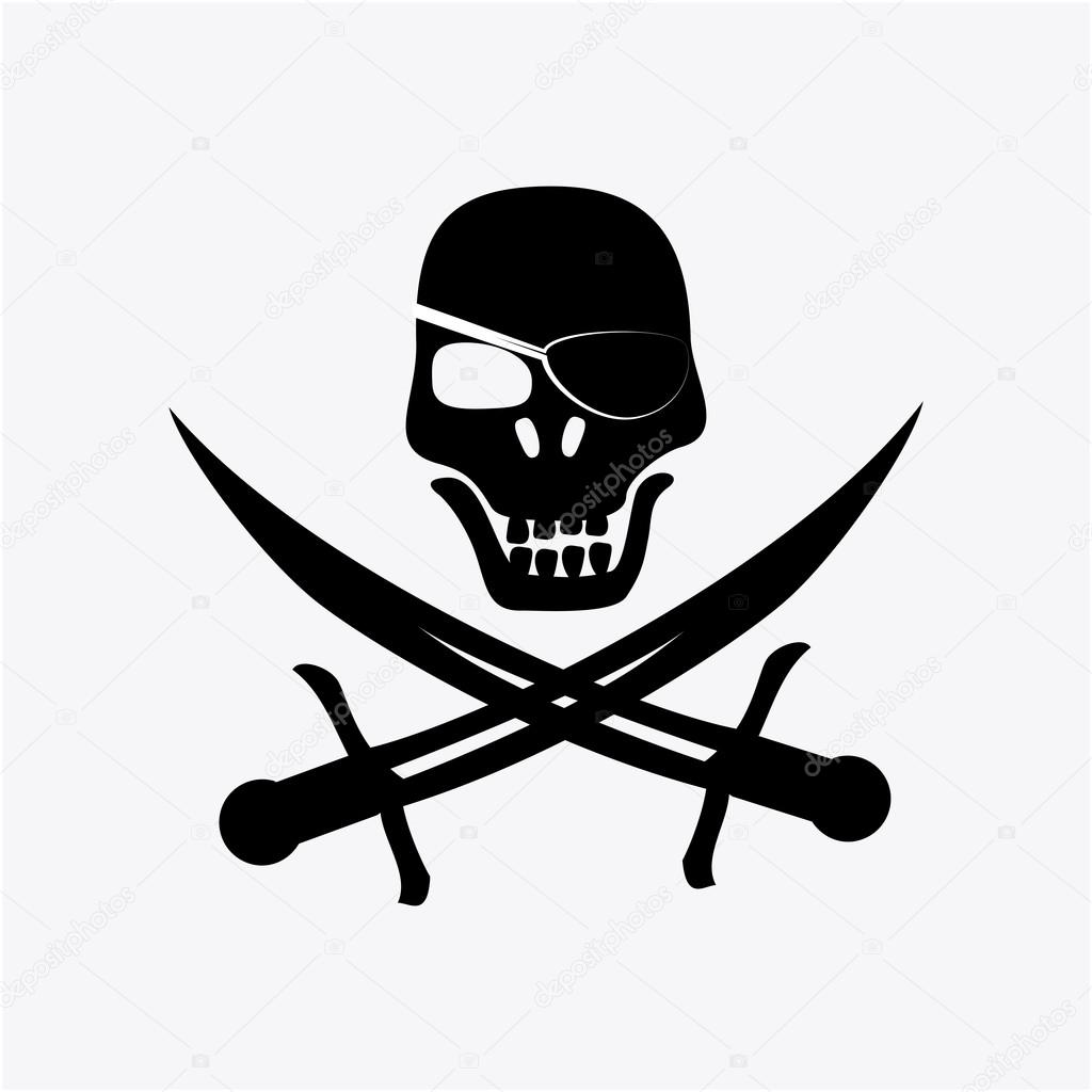Pirate design Stock Vector by ©yupiramos 38317927