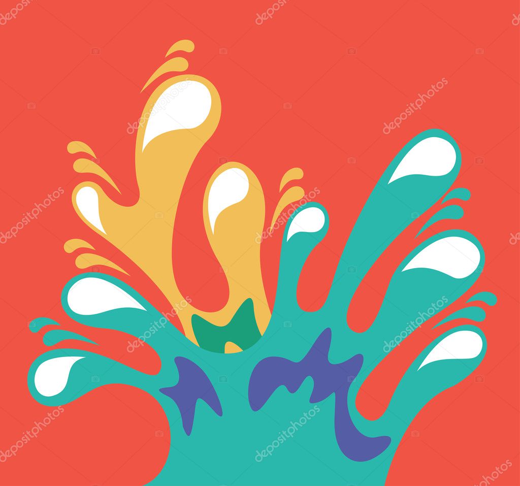 Water design Stock Vector by ©yupiramos 40172033