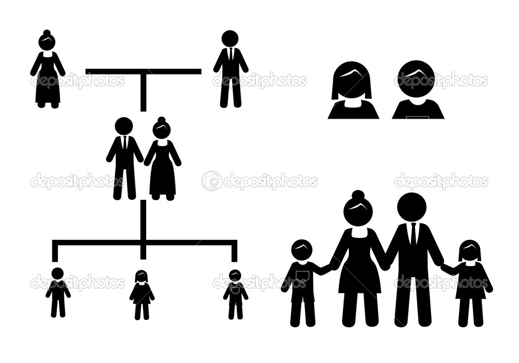 Stick People Family Tree