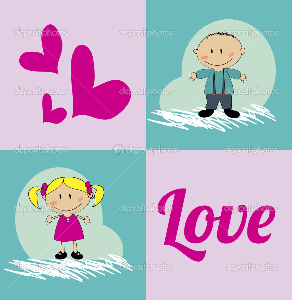 Kids love Stock Vector Image by ©yupiramos #42168375