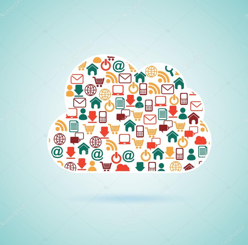 Networking design Stock Vector Image by ©yupiramos #42365133