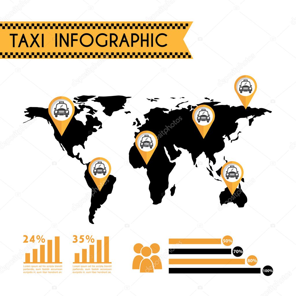 Taxi design Stock Vector by ©yupiramos 42572635