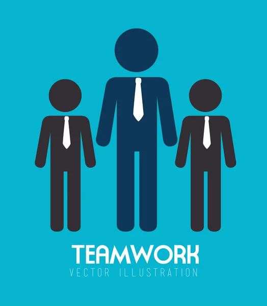 Teamwork blue Vector Art Stock Images | Depositphotos