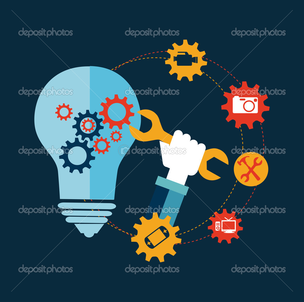 Technology design Stock Illustration by ©yupiramos #45880835