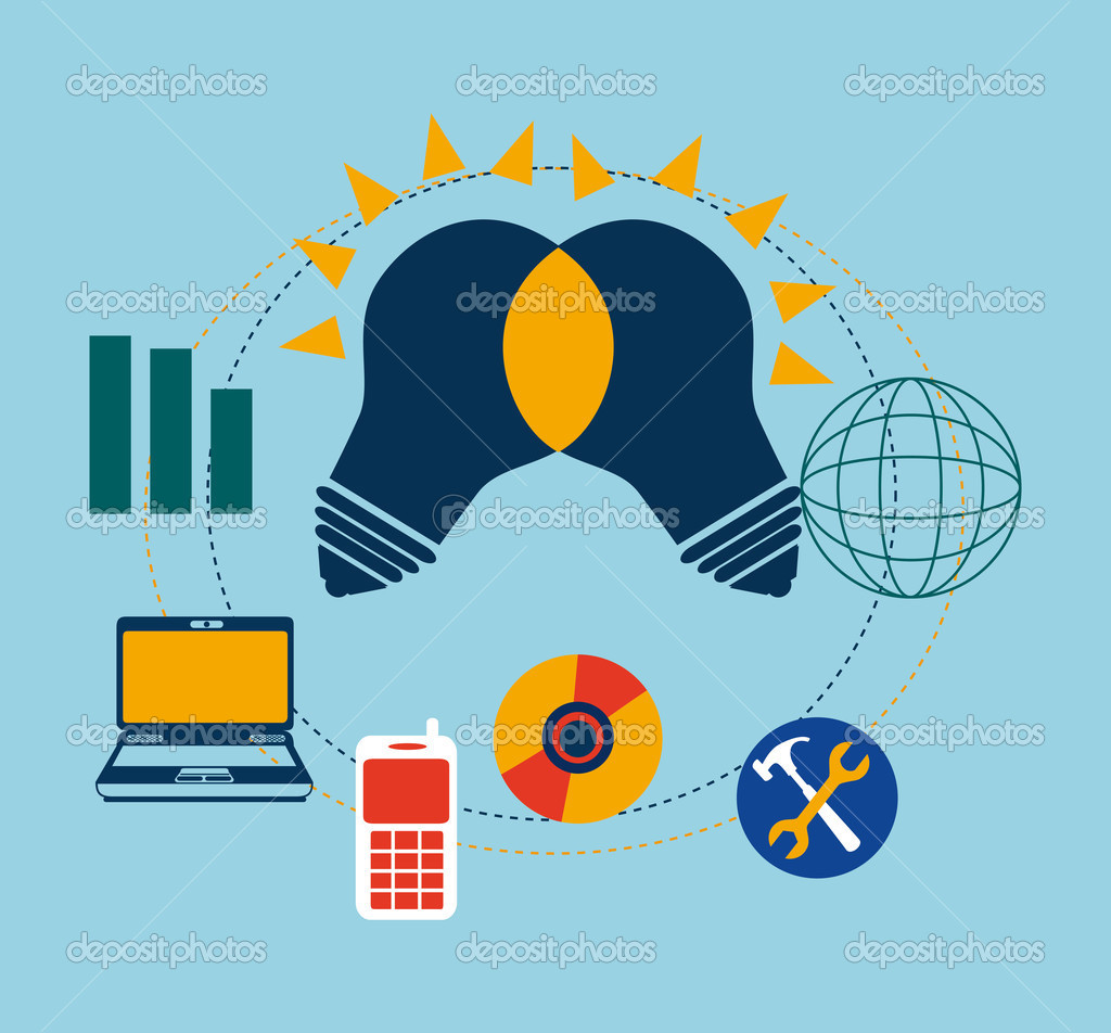 Technology design Stock Illustration by ©yupiramos #45880899