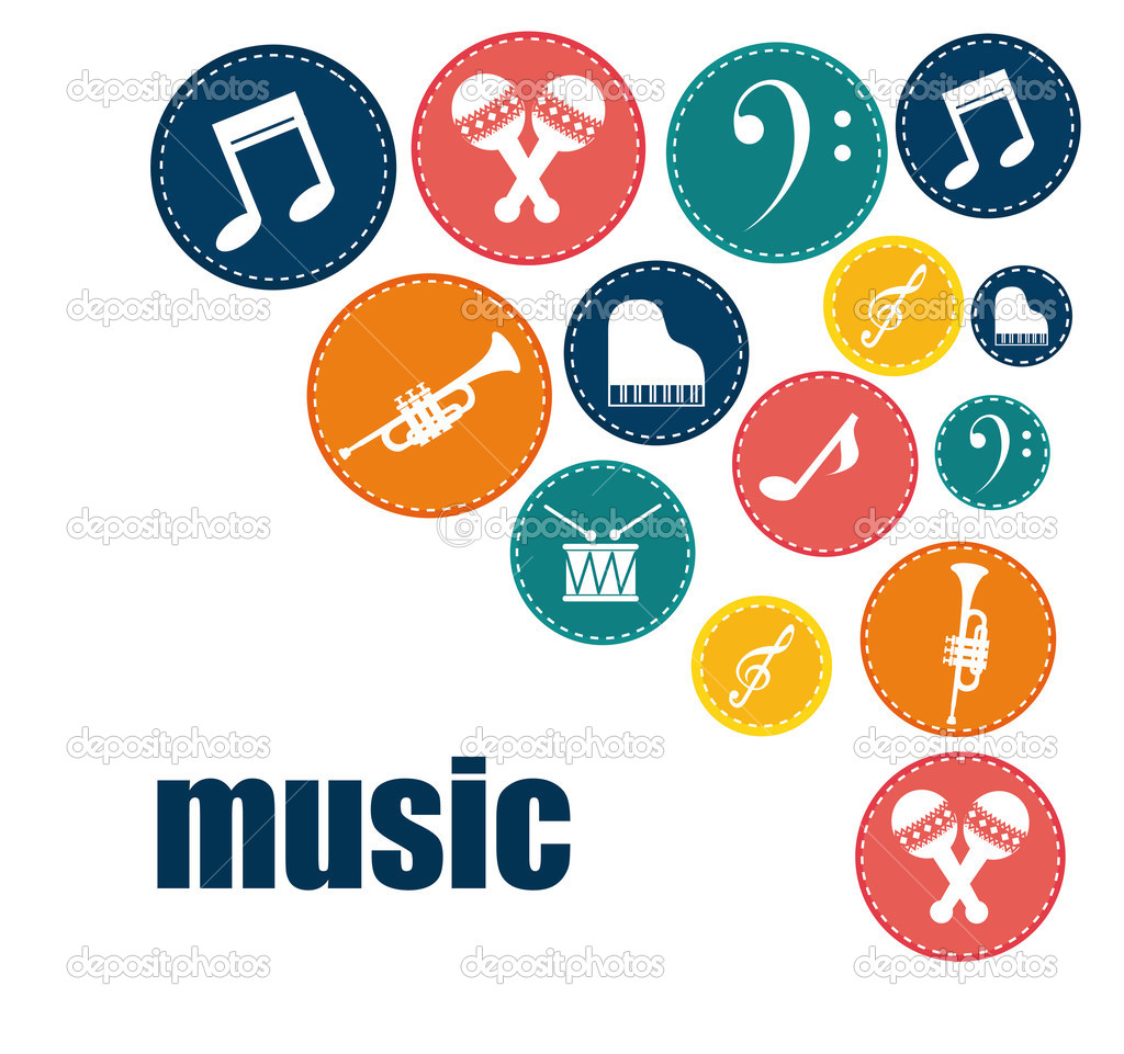 Music design Stock Vector by ©yupiramos 45882645
