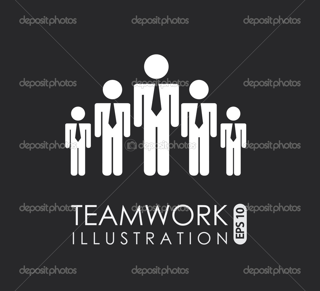 Teamwork design Stock Vector by ©yupiramos 45952271