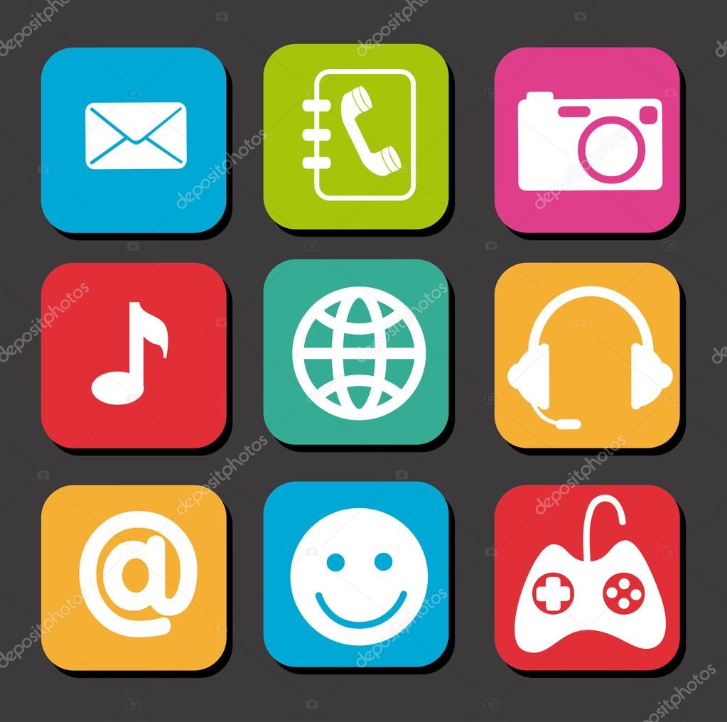 Multimedia design Stock Vector by ©yupiramos 46245241