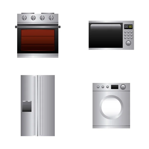 Vector major appliances set Stock Vector Image by ©tele52 #14449609