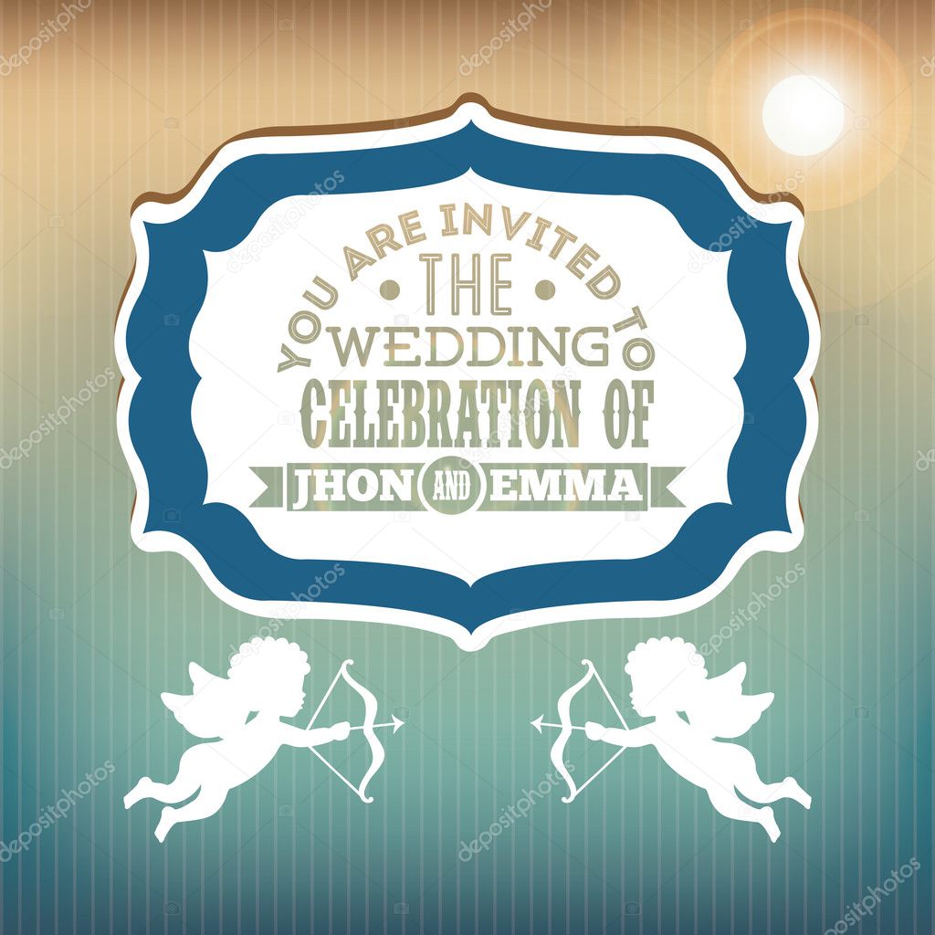 Wedding design Stock Vector by ©yupiramos 48284493