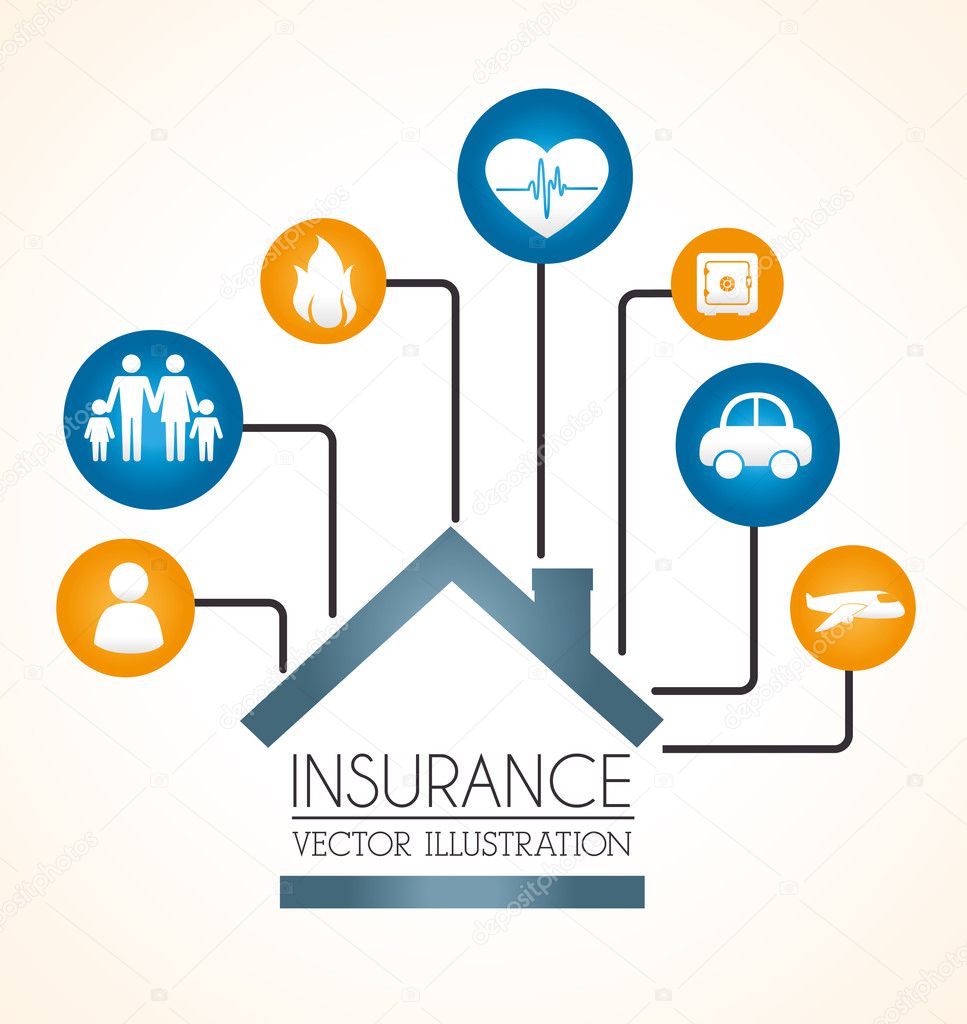 Insurance design Stock Vector Image by ©yupiramos #48582993