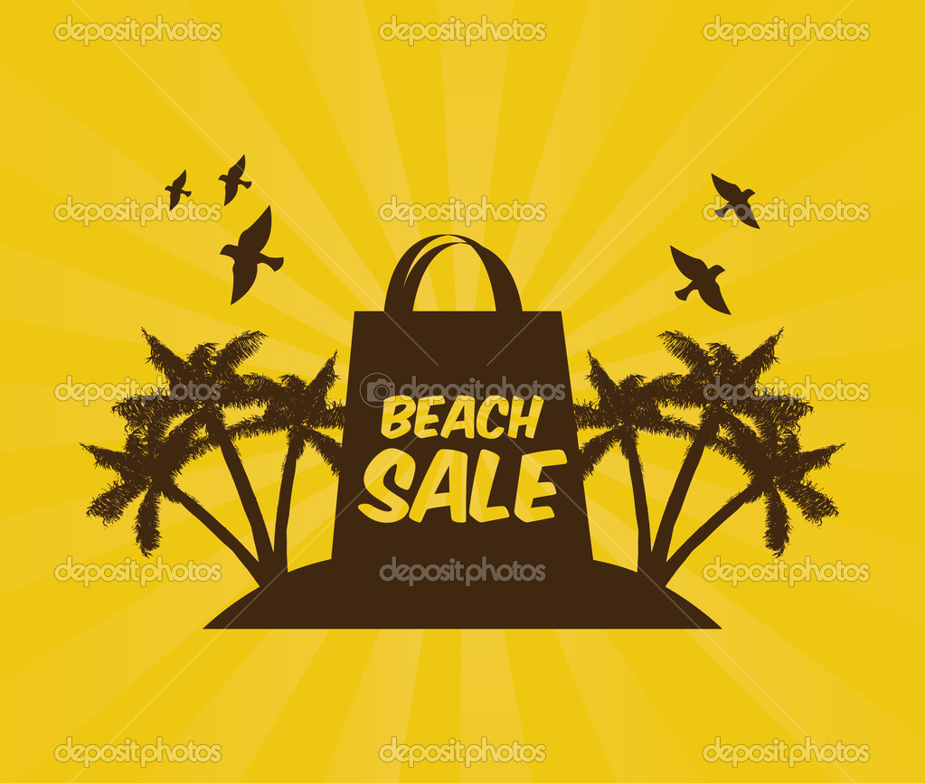 Beach design Stock Vector by ©yupiramos 48704653