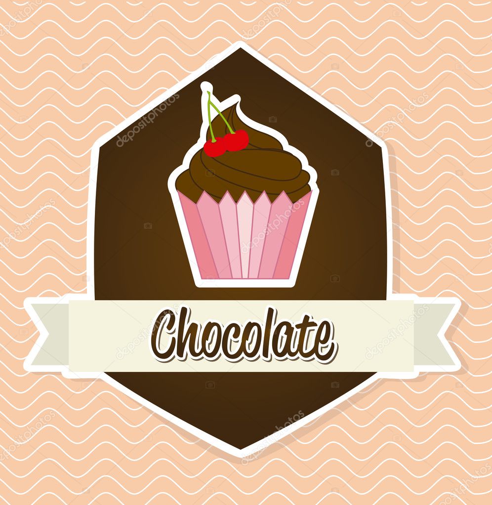 Chocolate design Stock Vector by ©yupiramos 48904401