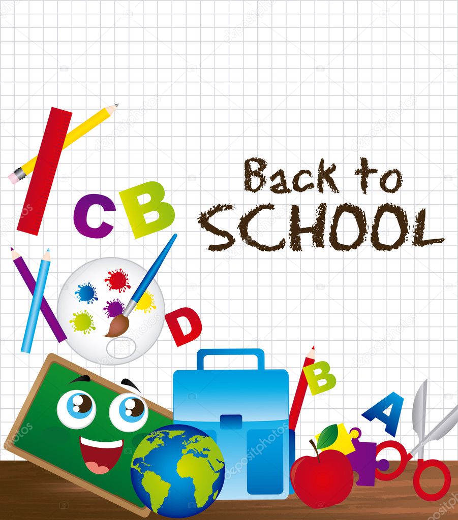 School design Stock Vector Image by ©yupiramos #49141687