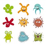 Bugs and germs I Stock Vector Image by ©BEEANDGLOW #2594505