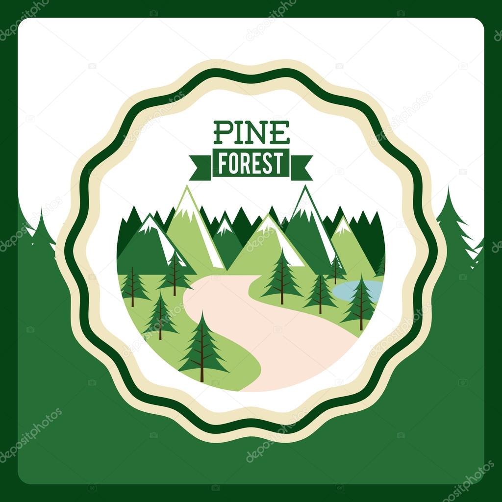 Forest design Stock Vector Image by ©yupiramos #49502563