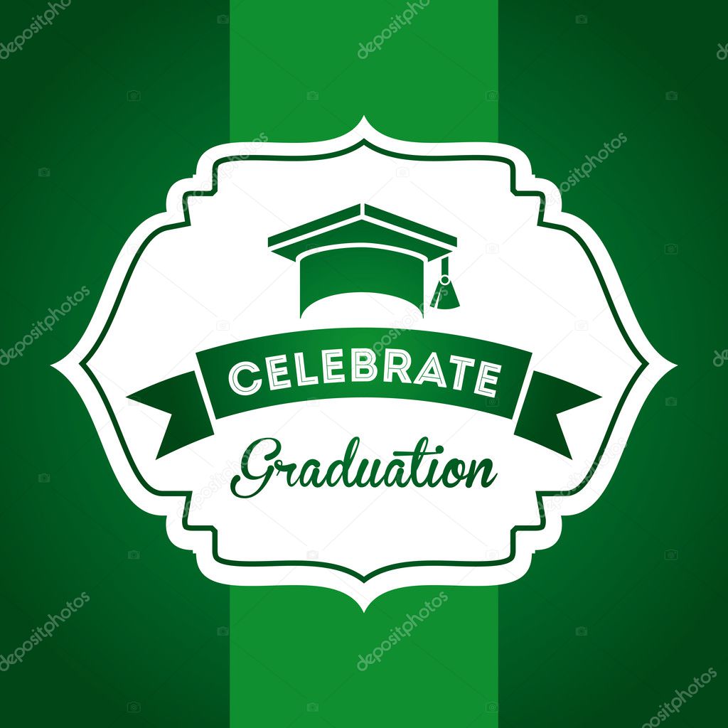 Graduation design Stock Vector Image by ©yupiramos #49821343