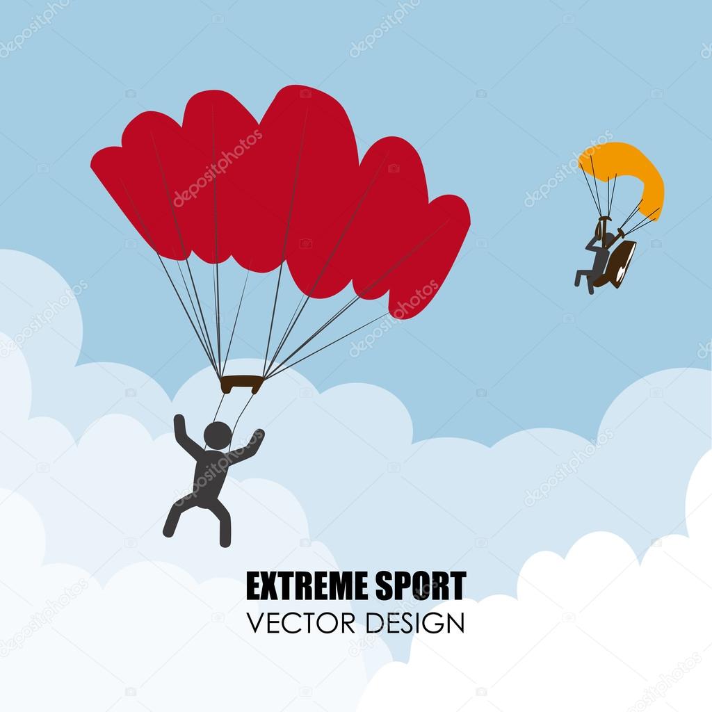 Extreme sport design Stock Illustration by ©yupiramos #51550569