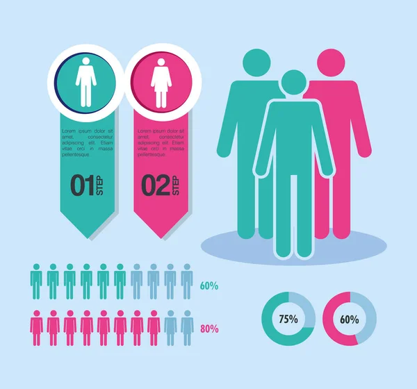 Peta dan populasi infografis Vektor Stok oleh ©yupiramos 516827432
