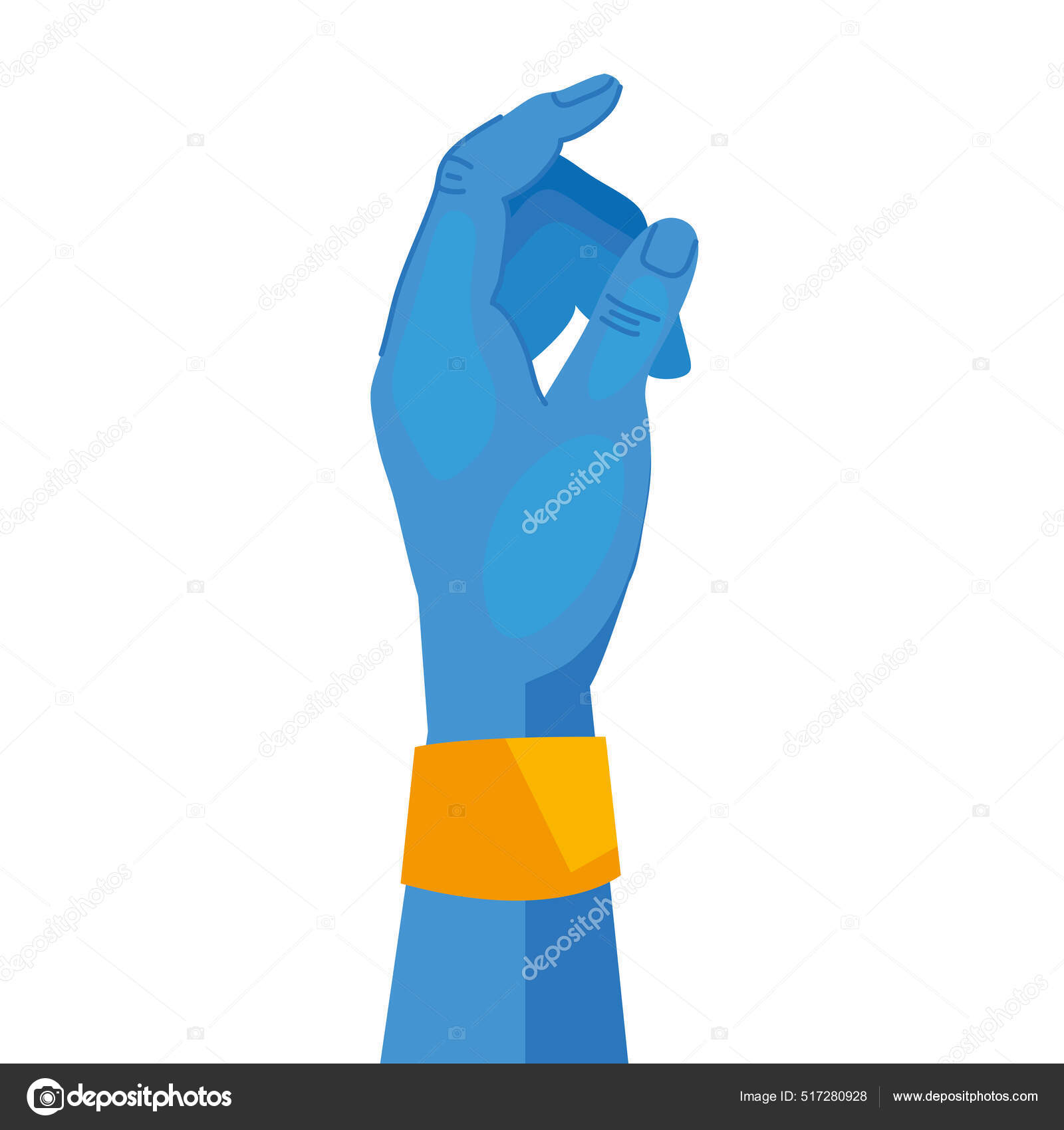 Mano señor krishna Vector de stock por ©yupiramos 517280928