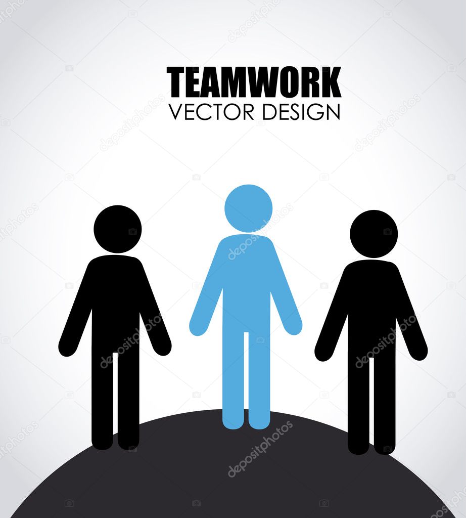 Diseño de trabajo en equipo Vector de stock por ©yupiramos 51763397