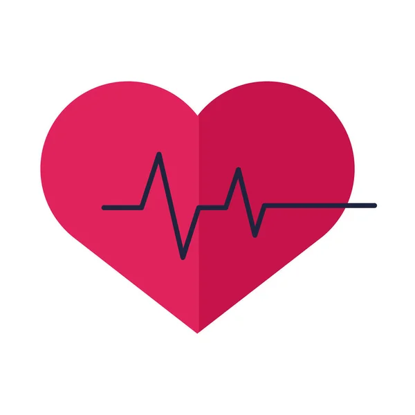 Corazón con latidos Vector de stock #570243888 de ©yupiramos