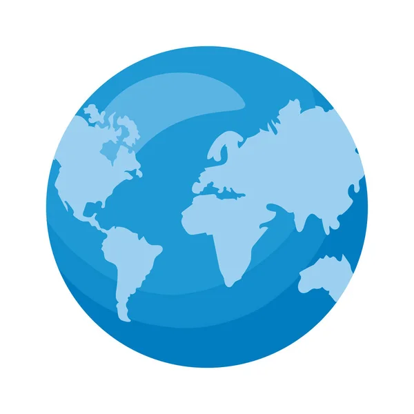 World planet earth icon Stock Vector by ©yupiramos 127120420