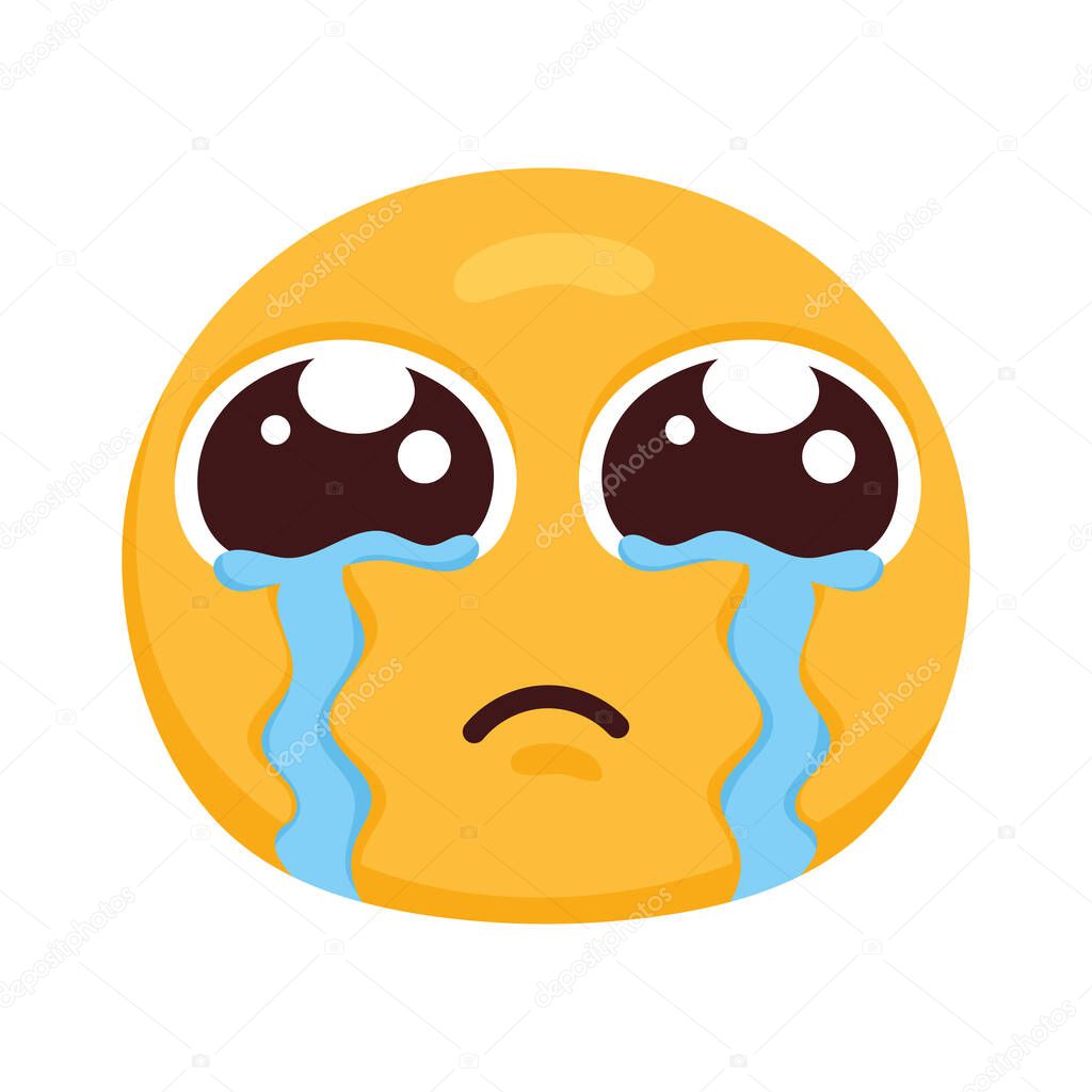 Emoticono De Llanto Animado