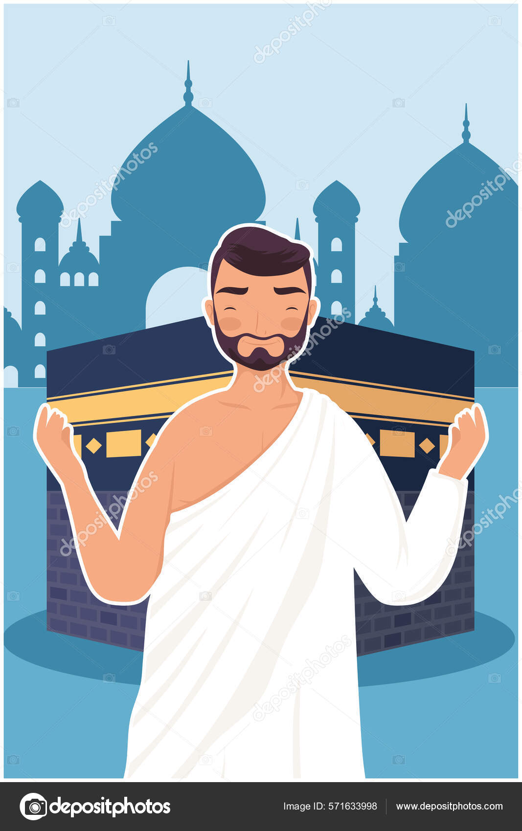 Islam Pilgrimage Drawing