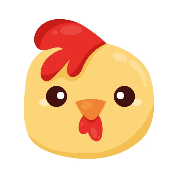 Cara de pollo imágenes de stock de arte vectorial | Depositphotos