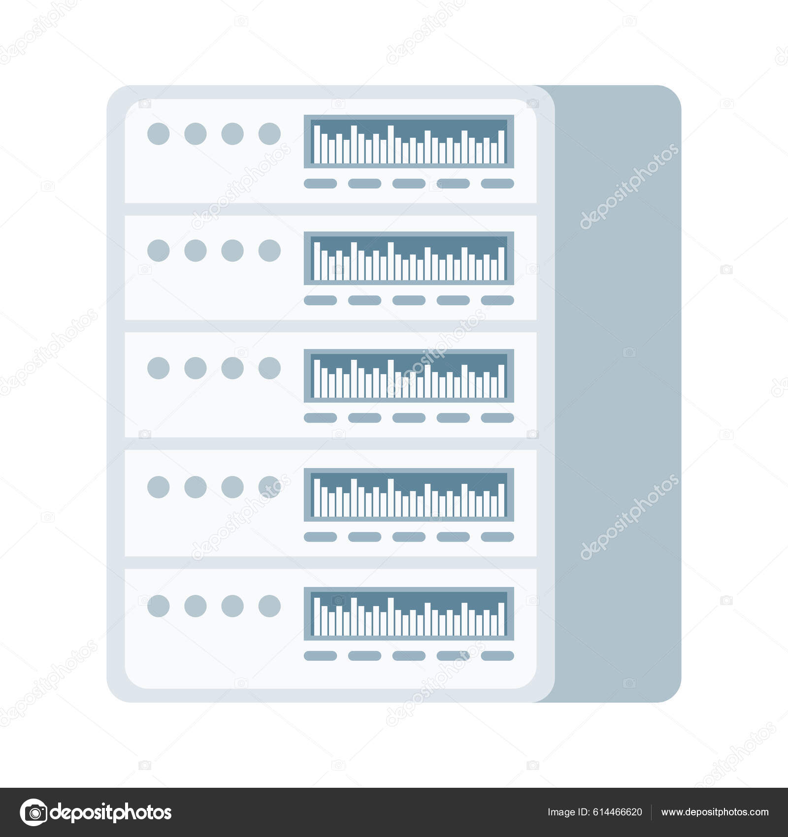 Data Server Rack Connectivity Icon Stock Vector by ©yupiramos 614466620
