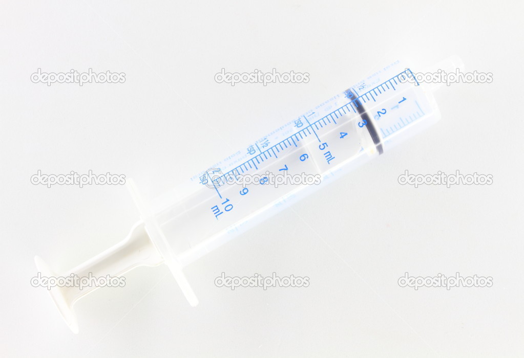 Medication syringe Stock Photo by ©georgeburba 17641977