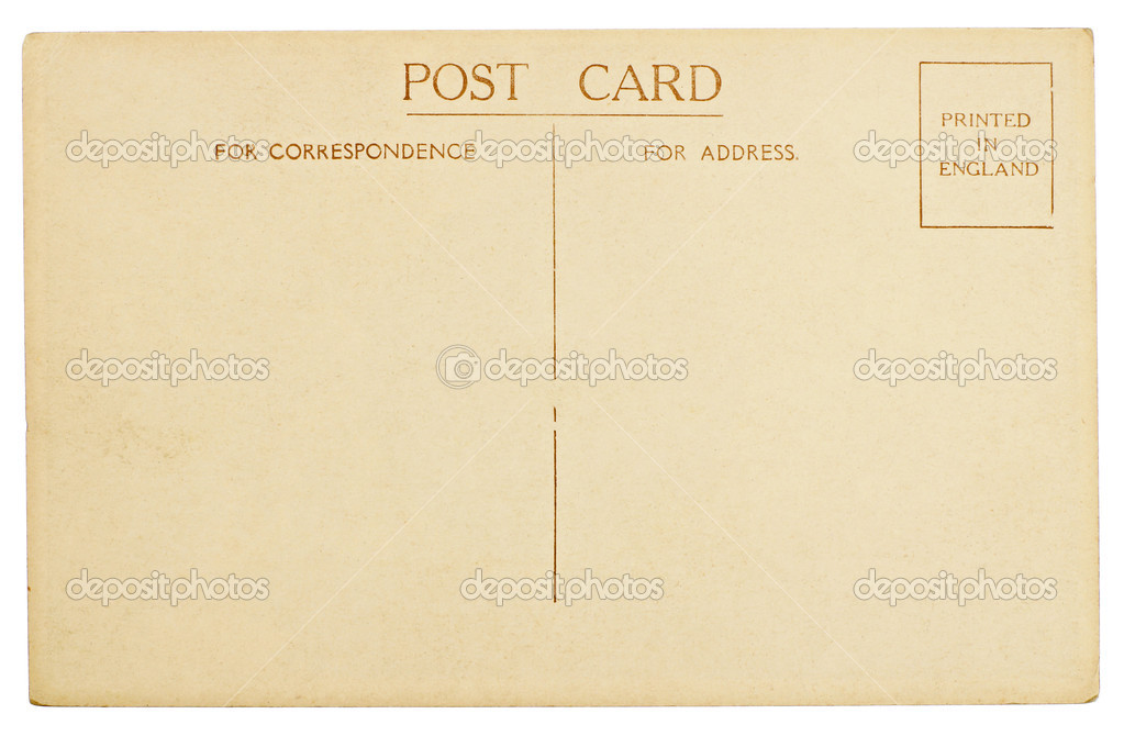Blank Postcard — Stock Photo © alidphotos #51537713 Blank Postcard — Stock Photo © alidphotos #51537713