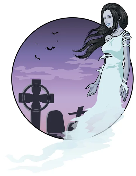 2,654 Woman ghost Vectors - Free & Royalty-free Woman ghost Vector ...