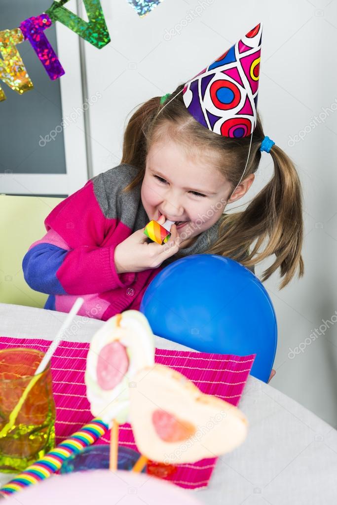 Big funny birthday party — Stock Photo © ventdusud #24429371