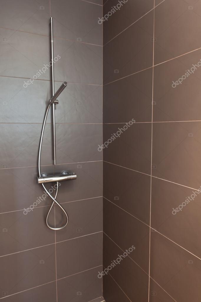 Tiled Bathroom Shower — Stock Photo © dvoevnore #13537120
