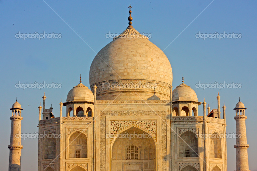 Taj mahal, Un monument historique célèbre sur l'Inde image libre de ...