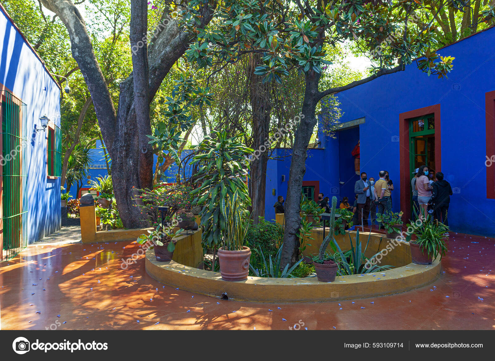 Blue House Interior Mexico