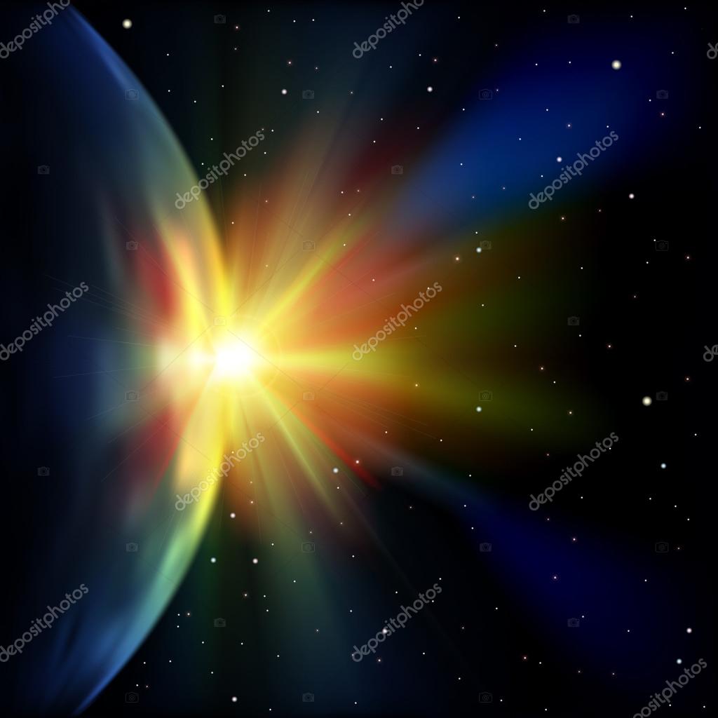 Abstract space background with stars Stock Vector Image by ©lembit ...