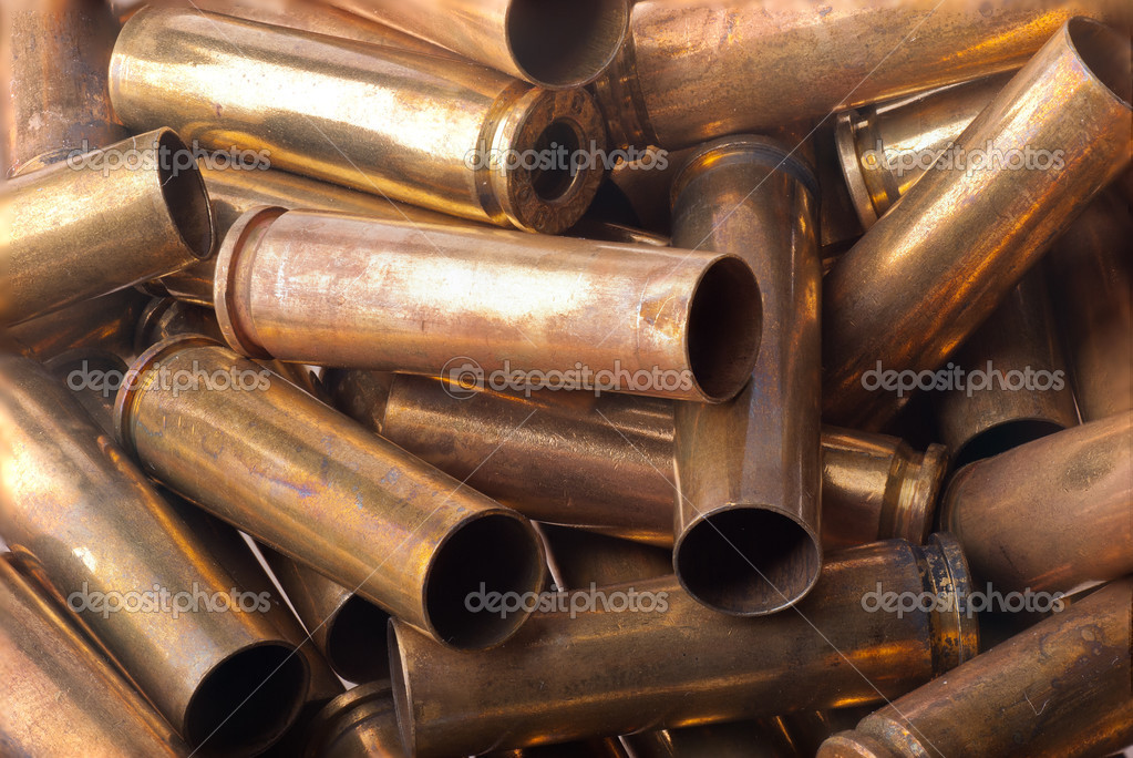 Used .30 carbine shell casing Stock Photo by ©dennissteen 23372756