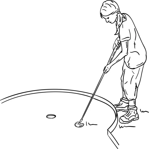 Mini golf cartoon Vector Art Stock Images | Depositphotos