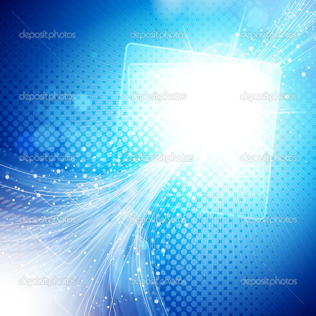 Abstract blue and light background. Stock Vector by ©OlgaYakovenko 29152445